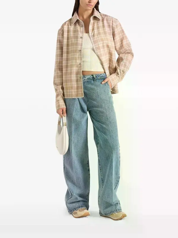 Manière De Voir Checked Whipstitch Shirt