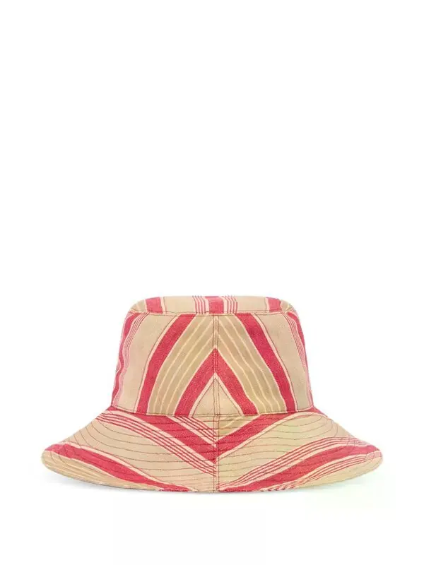 Isabel Marant Étoile Striped Bucket Hat - Red