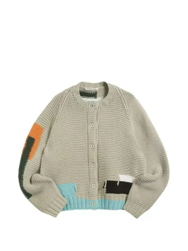 You Must Create Colour-block Cardigan