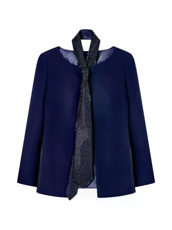 Giorgio Armani Tie Detailed Jacket