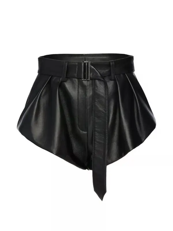 Magda Butrym Leather Shorts