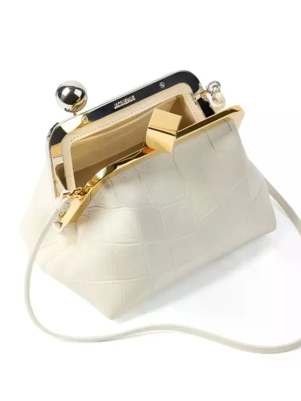 Jacquemus Berlingot Clutch - Neutrals