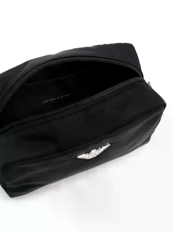 Emporio Armani Logo-plaque Makeup Bag