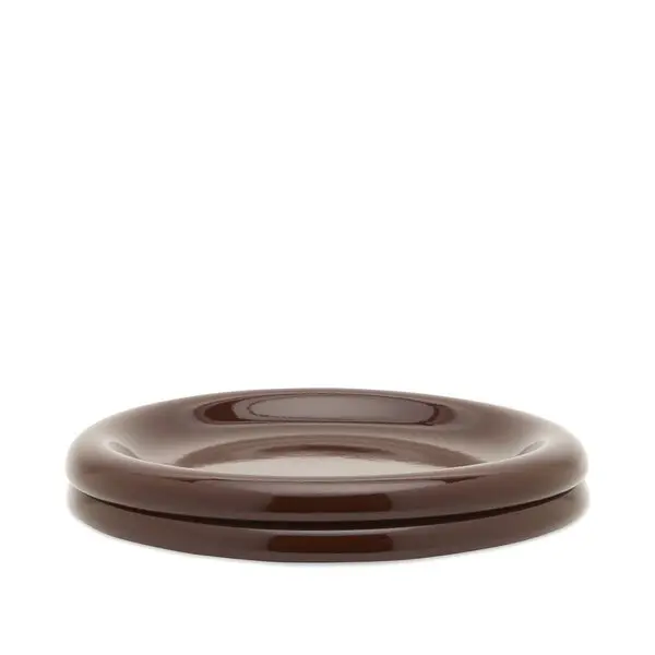 HAY Barro Side Plate Set Of 2 - Burgundy