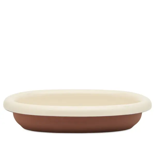 HAY Barro Oval Small Dish - Off-white