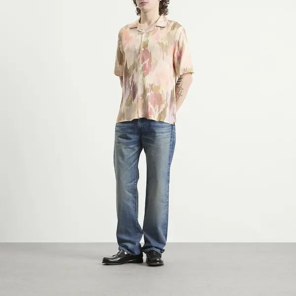 WAX LONDON Didcot Corrigated Floral Vacation Shirt - Pastel Multi