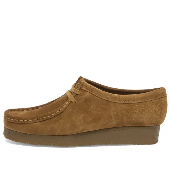 Clarks Wallabee Loafers - Cola Suede