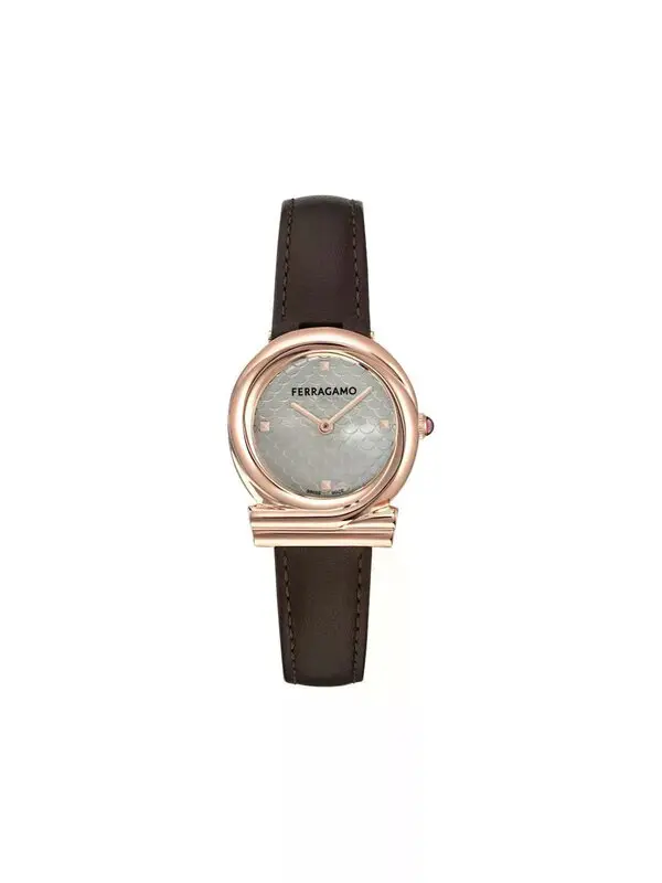 FERRAGAMO Gancini Twisted 28mm - Black
