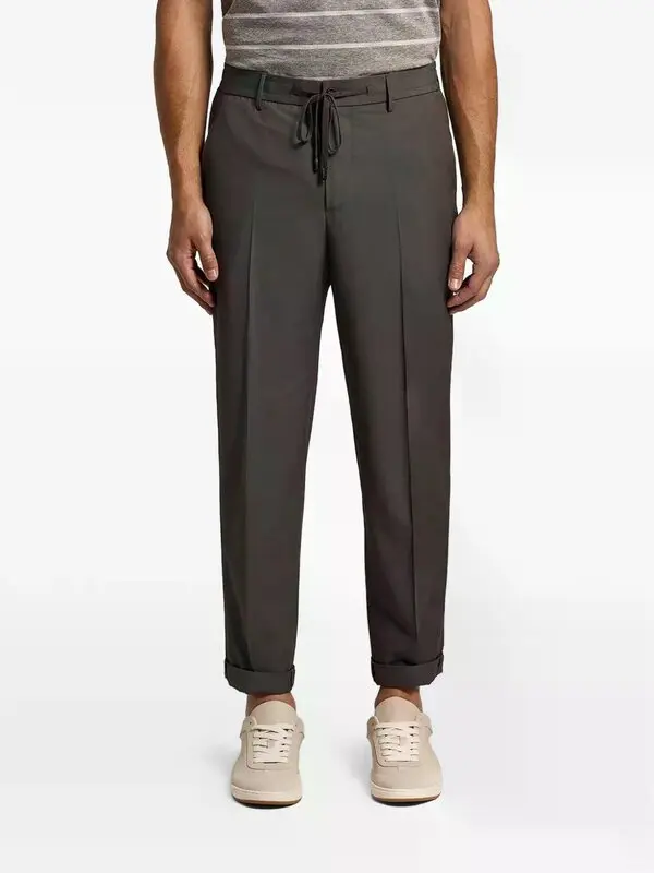 Peserico Linen Straight-leg Trousers