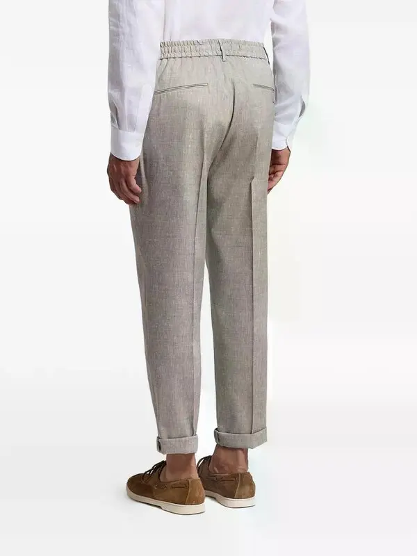 Peserico Drawstring Cuffed Trousers - Neutrals