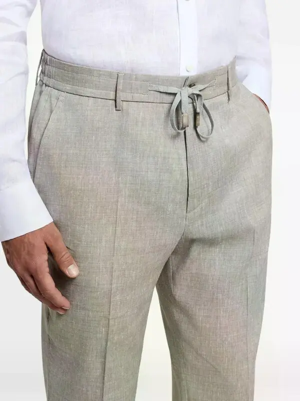 Peserico Drawstring Cuffed Trousers - Neutrals