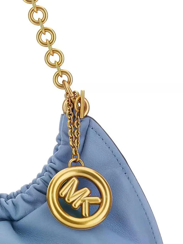 Michael Kors Medium Shoulder Bag With Chain-strap - Blue
