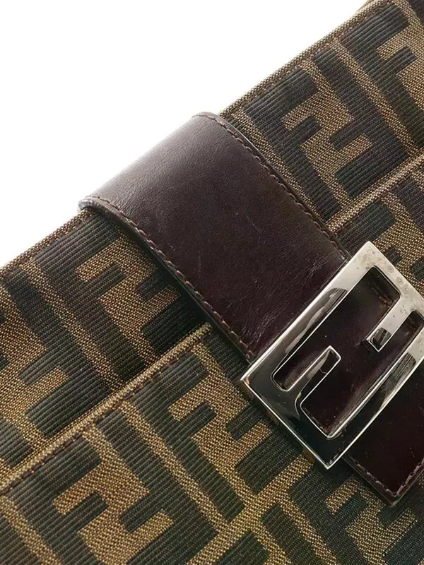 Fendi 2000-2010 Canvas Zucca Shoulder Bag