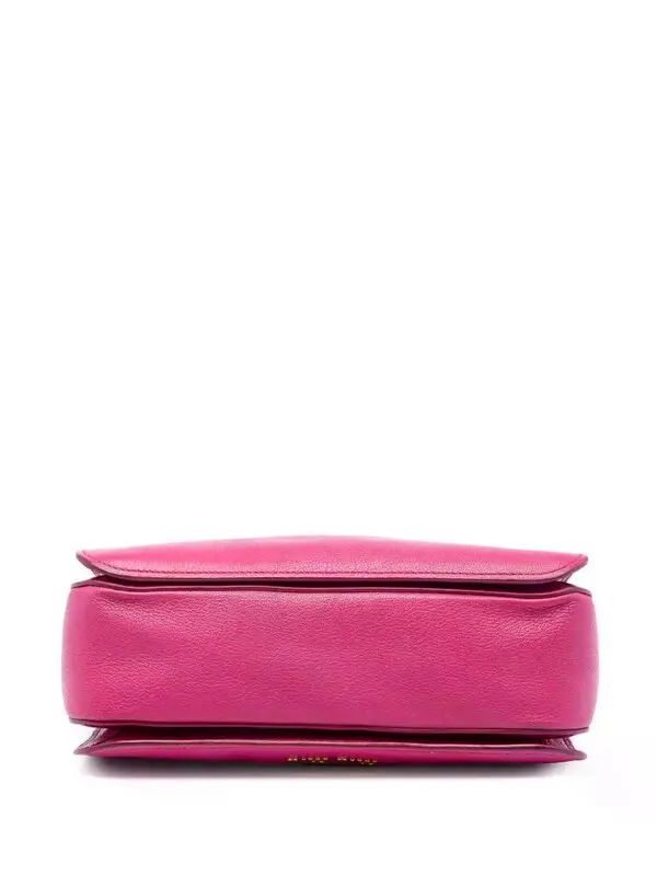 Miu Miu Goatskin Madras Satchel