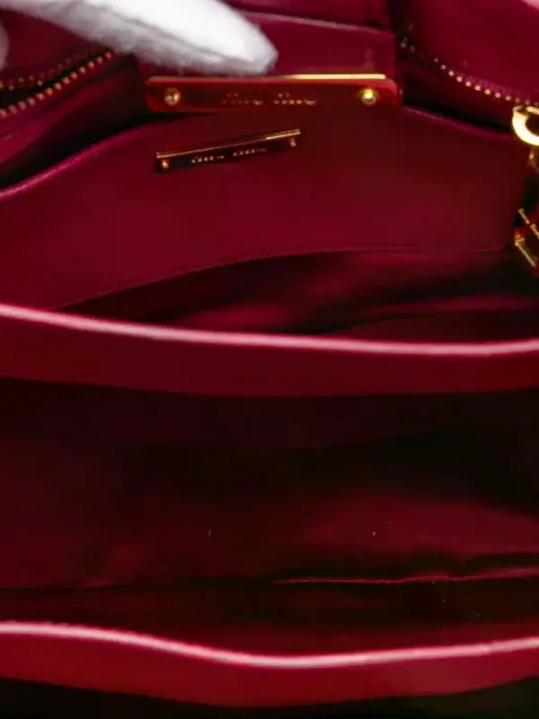 Miu Miu Goatskin Madras Satchel