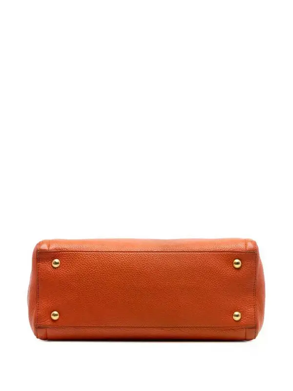 Prada Vitello Daino Open Convertible Tote Satchel 2000-2026