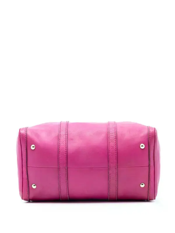 Gucci 2016-2025 Medium Microssima Trimmed Joy Boston Bag Satchel - Pink