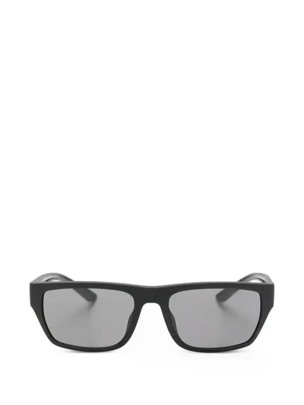 Emporio Armani Rectangle Frame Sunglasses - Black