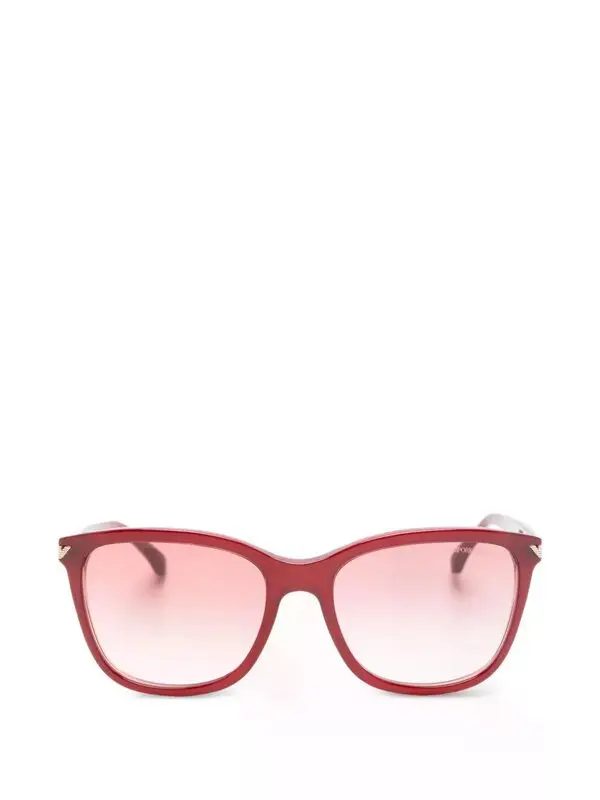 Emporio Armani Square-frame Sunglasses - Red