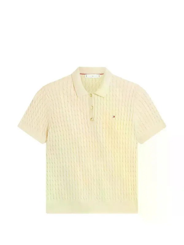 Tommy Hilfiger Cable-knit Polo Shirt