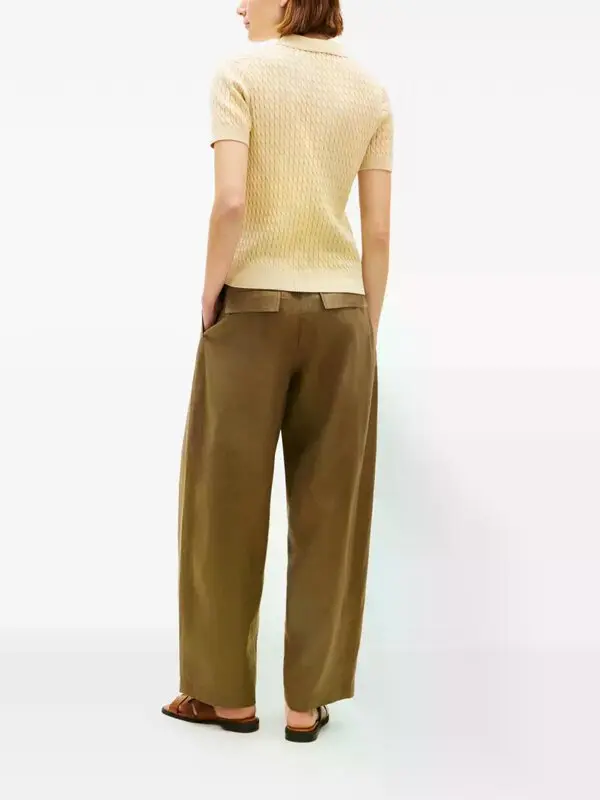 Tommy Hilfiger Cable-knit Polo Shirt