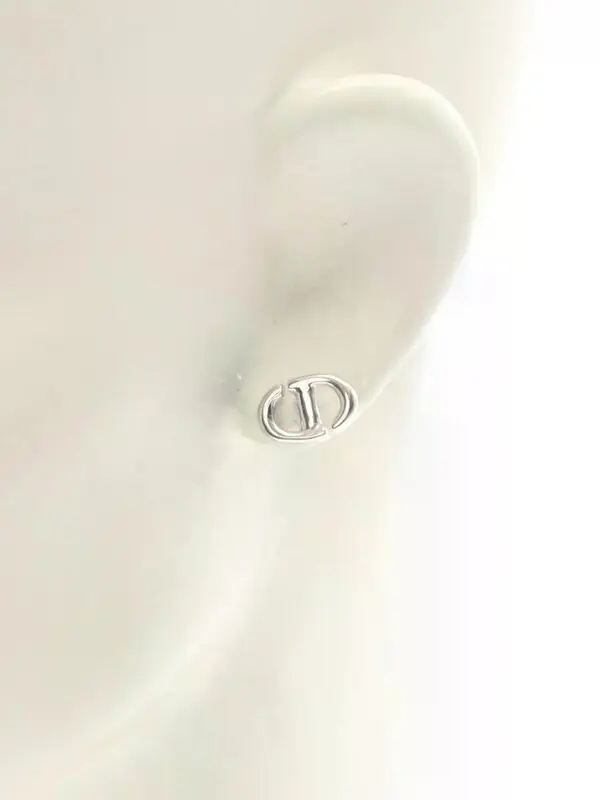 Dior Cd Logo Stainless Steel Earrings