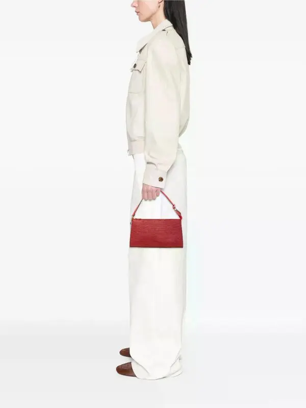 LOUIS VUITTON 2000 Epi Pochette Accessoires - Red