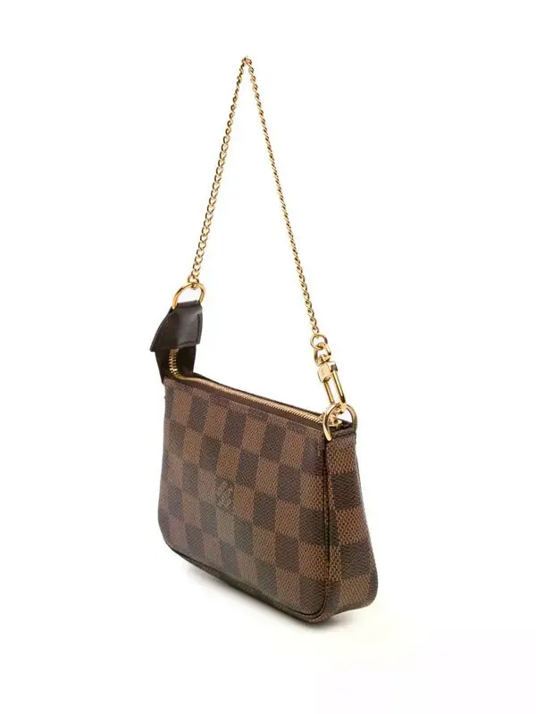 LOUIS VUITTON 2020 Damier Ebene Mini Pochette Accessoires