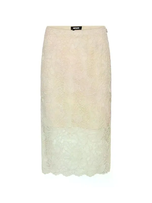 ROTATE BY BIRGER CHRISTENSEN Lace Midi Skirt