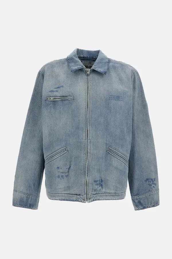 MAISON MARGIELA Denim Jacket - Azzurro