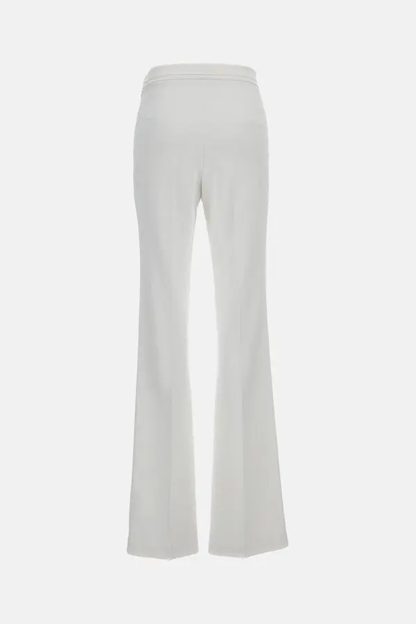 Elisabetta Franchi Wide-leg Crêpe Trousers