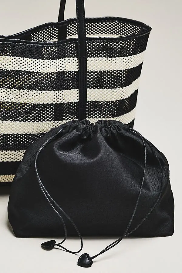 MELIE BIANCO Arica Woven Tote Bag