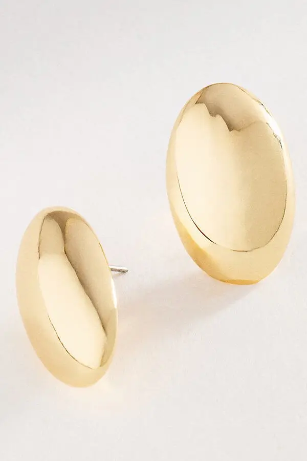Baublebar Diane Dome Stud Earrings - Gold