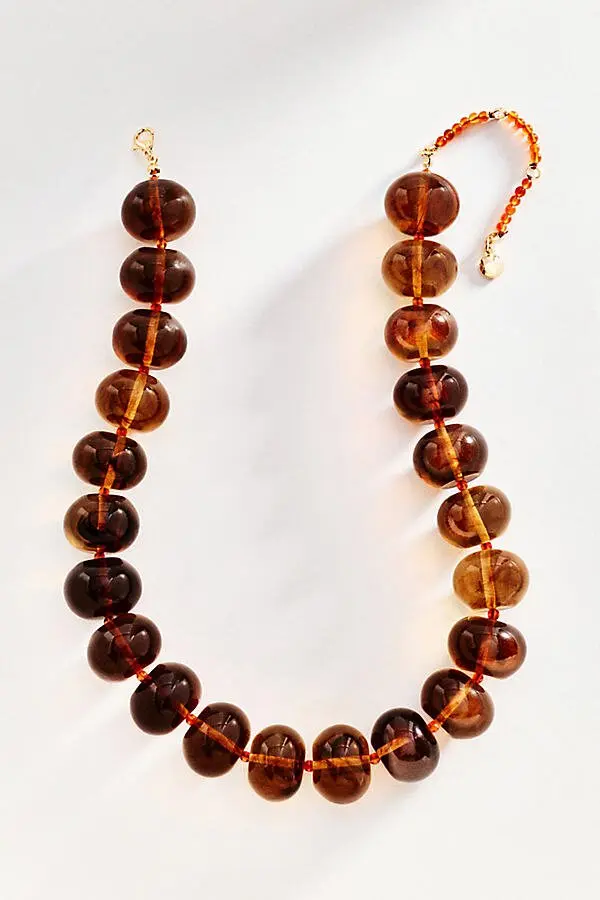 Baublebar Joan Semi-precious Beaded Necklace - Brown