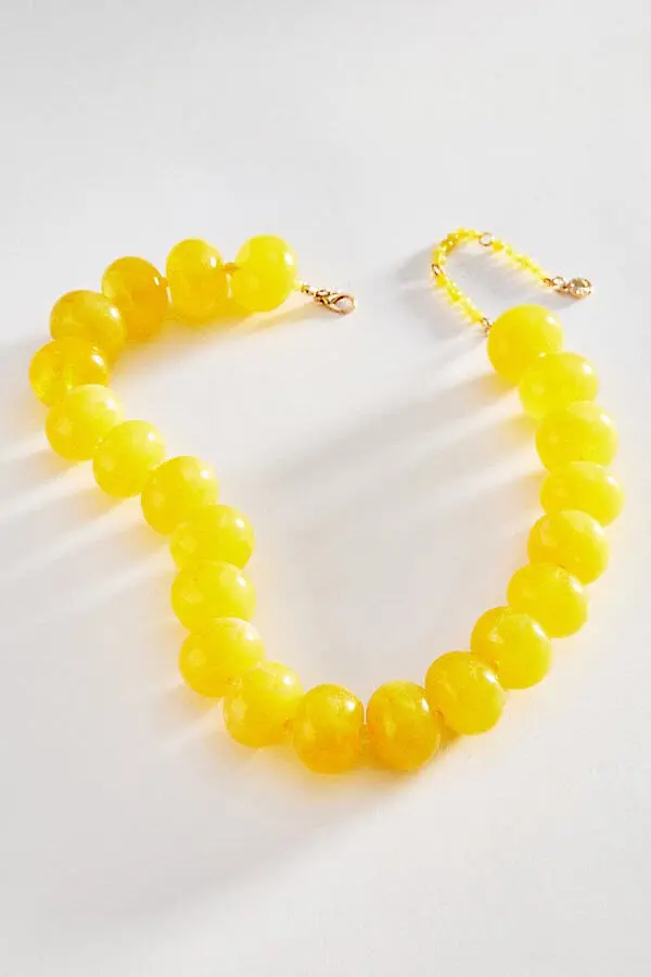 Baublebar Joan Beaded Necklace - Yellow