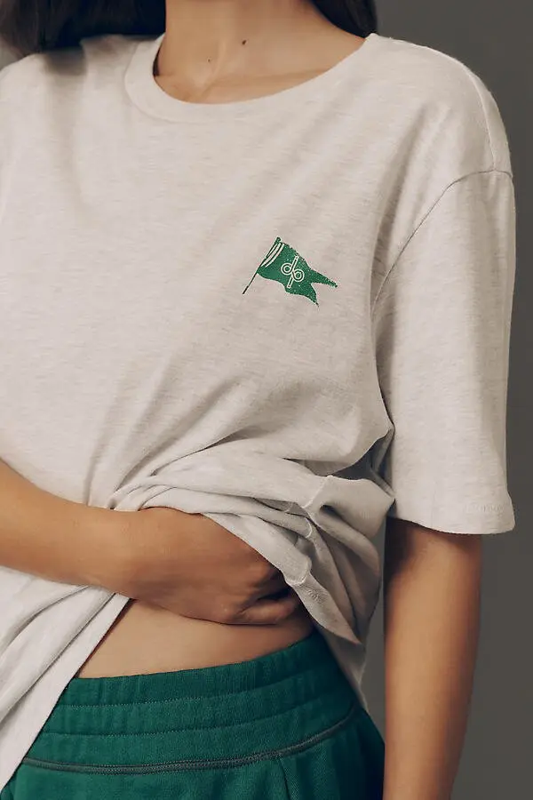 Daily Practice Cotton Graphic T-shirt - Light Grey