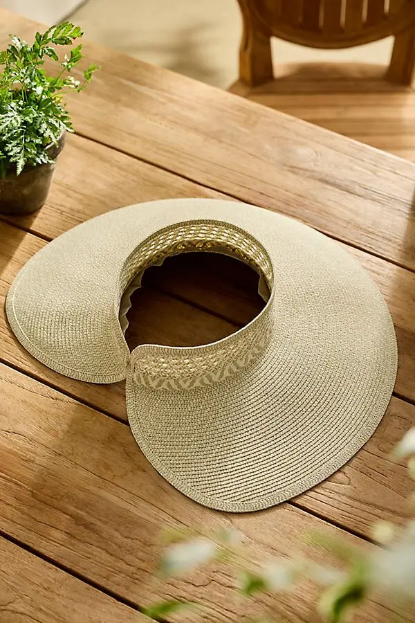 TERRAIN Wide Brim Woven Visor