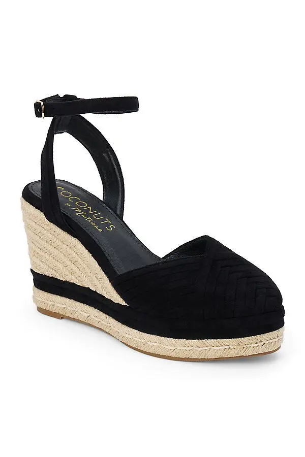 Matisse Becca Espadrille Wedges - Black