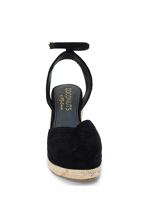 Matisse Becca Espadrille Wedges - Black