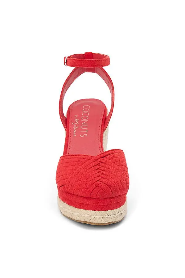Matisse Becca Espadrille Wedges - Red