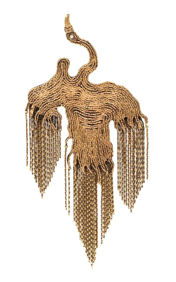 Etro Phoenix Brooch - Gold