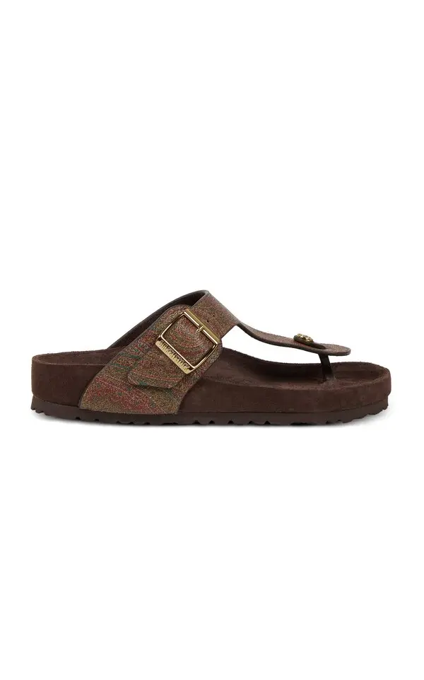 BIRKENSTOCK X Etro Gizeh Printed Canvas Sandals - Multi