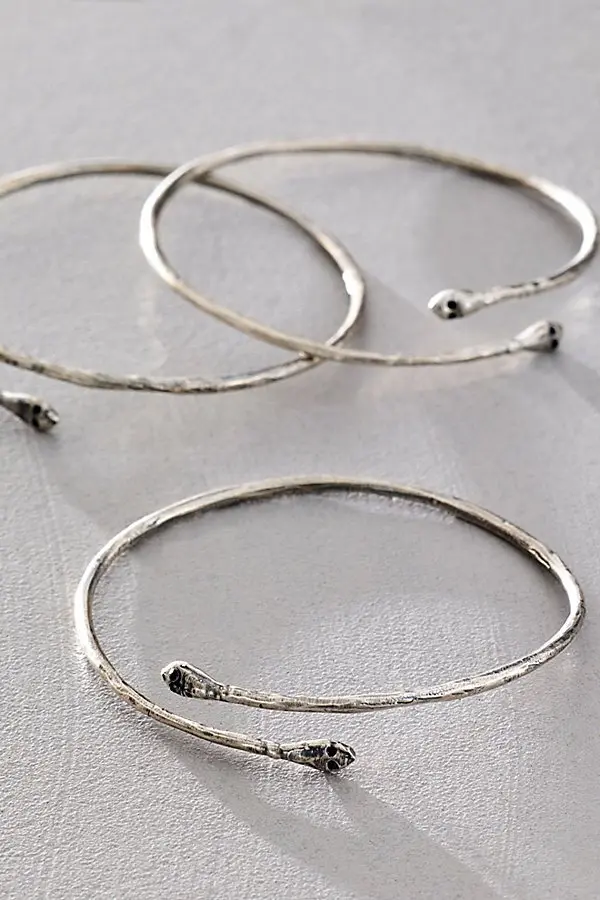 ALKEMIE Sterling Serpent Bangle