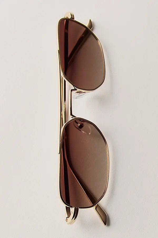 BANBE The Cameron Sunglasses - Gold/chocolate Fade