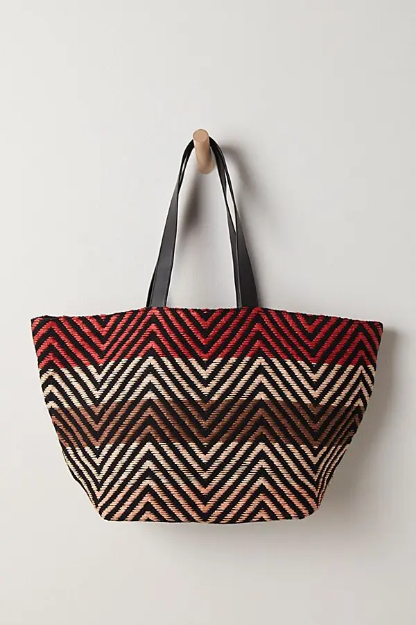Free People Beach Day Chevron Tote