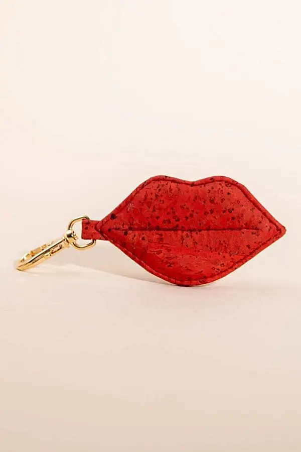 TIRADIA CORK Smooches Keychain - Red