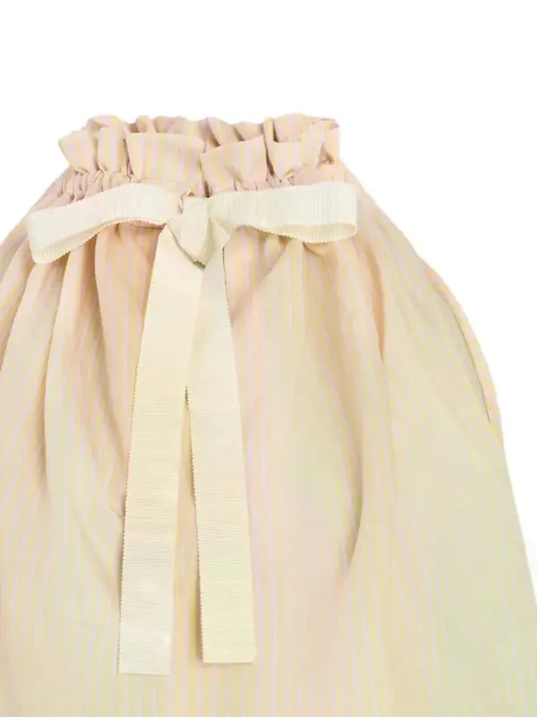 PATOU Sleeveless Striped Top With Bow