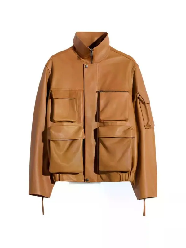 LEMAIRE Lemiare Multi-pocket Leather Jacket