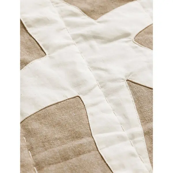 FERM LIVING Kove Quilted Cotton Blanket 120cm X 80cm