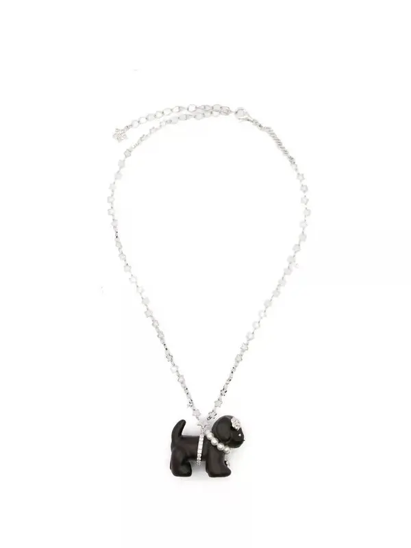 YVMIN Dog Pendant Necklace - Silver